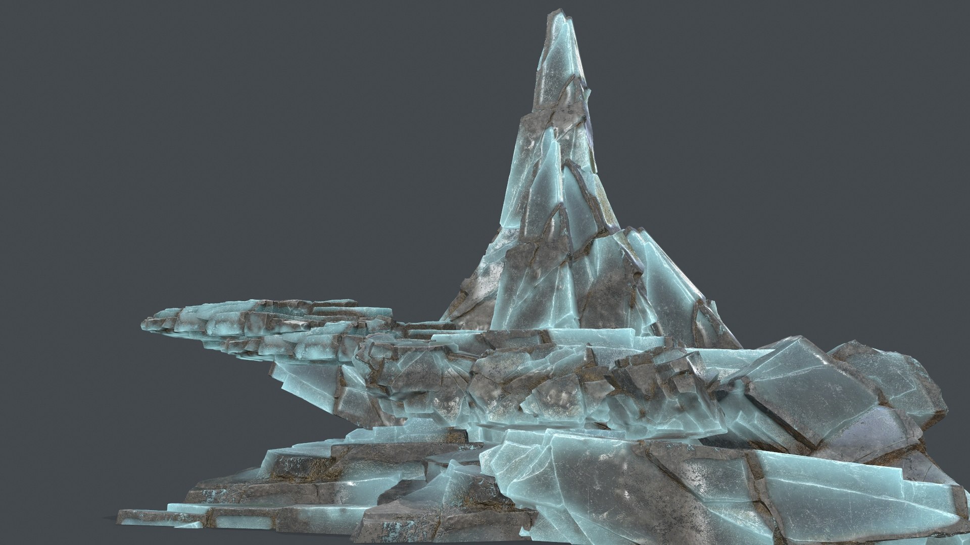 3D Ice Cliff - TurboSquid 2019350