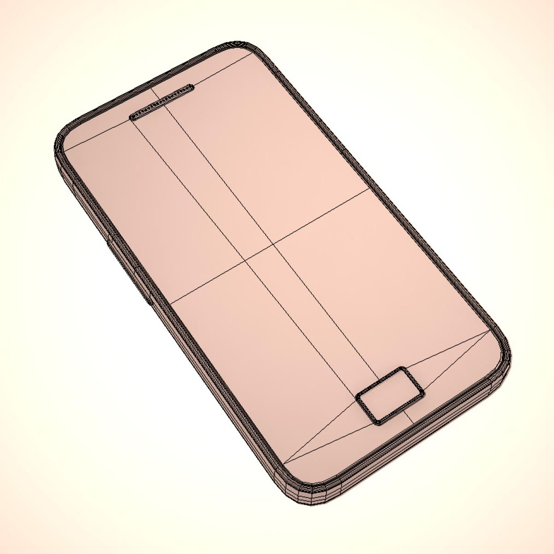 3d samsung galaxy ace smartphone model