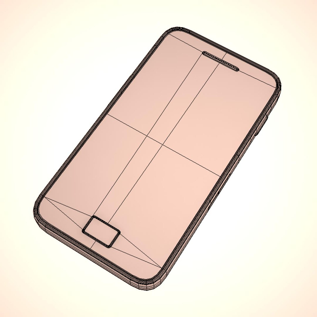 3d samsung galaxy ace smartphone model