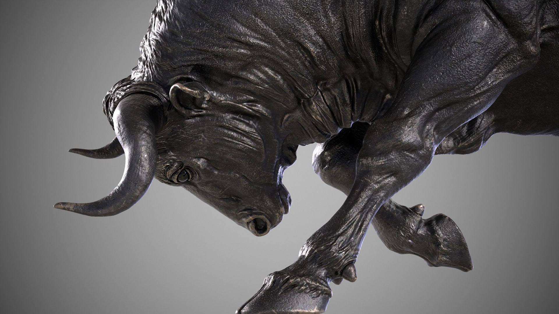 Bull - 3D Sculpting - High Poly 3D Model - TurboSquid 2318217