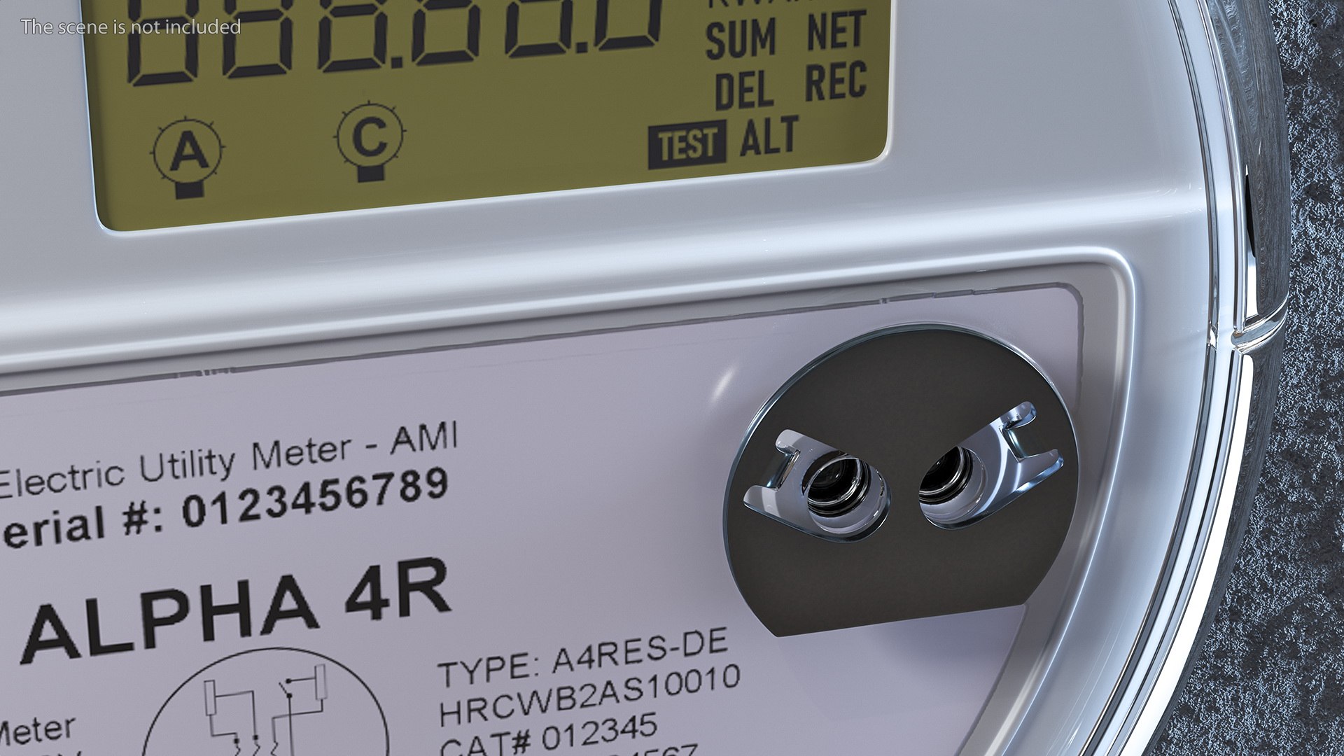 Electricity Meter Honeywell A4RES ON 3D Model - TurboSquid 1893575