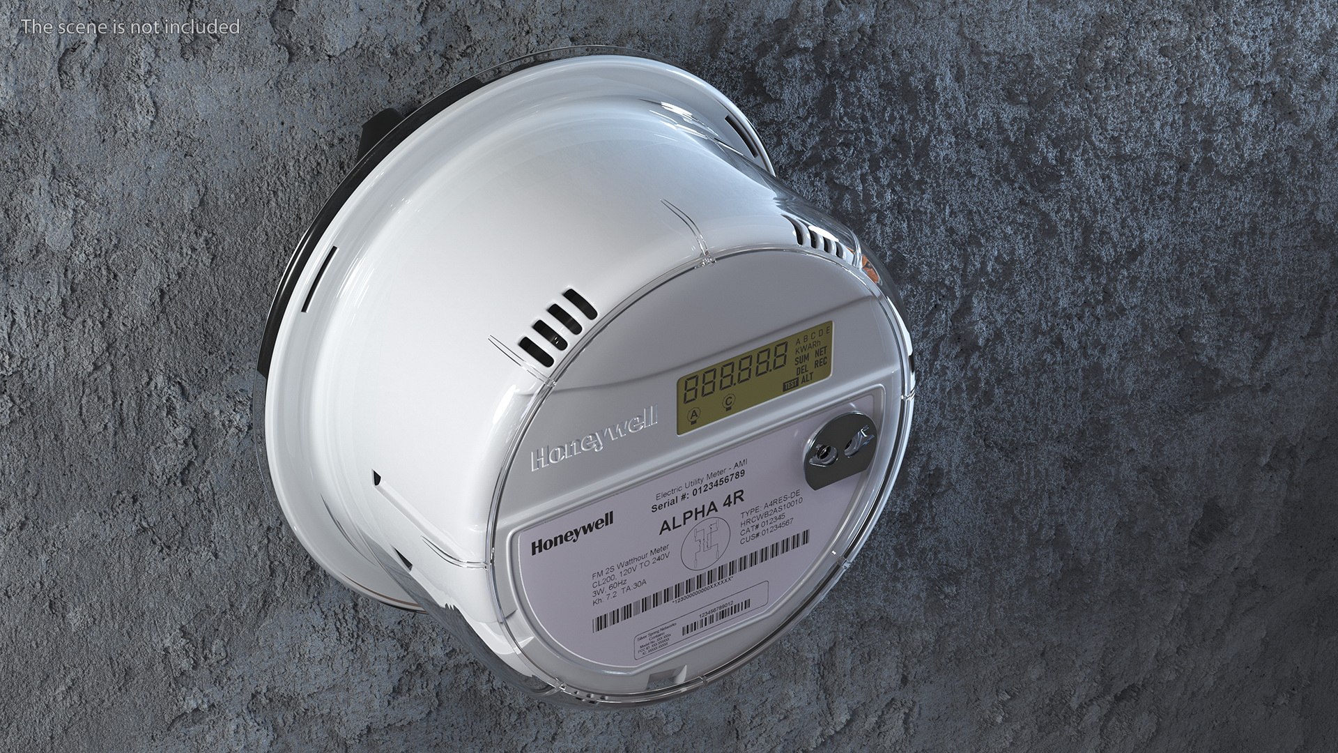 Electricity Meter Honeywell A4RES ON 3D Model - TurboSquid 1893575