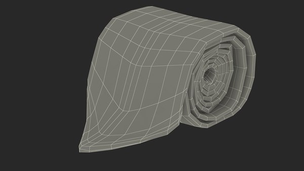 modelo 3d Corbata de Seda con Lunares Rojos - TurboSquid 2144479
