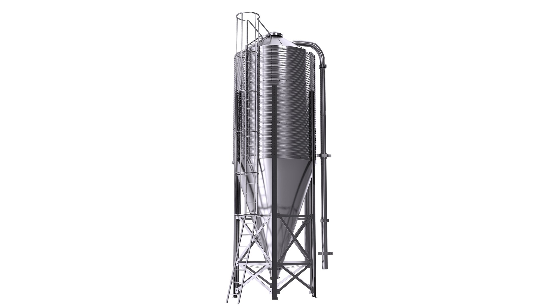 3D Grain Silo - TurboSquid 1832986