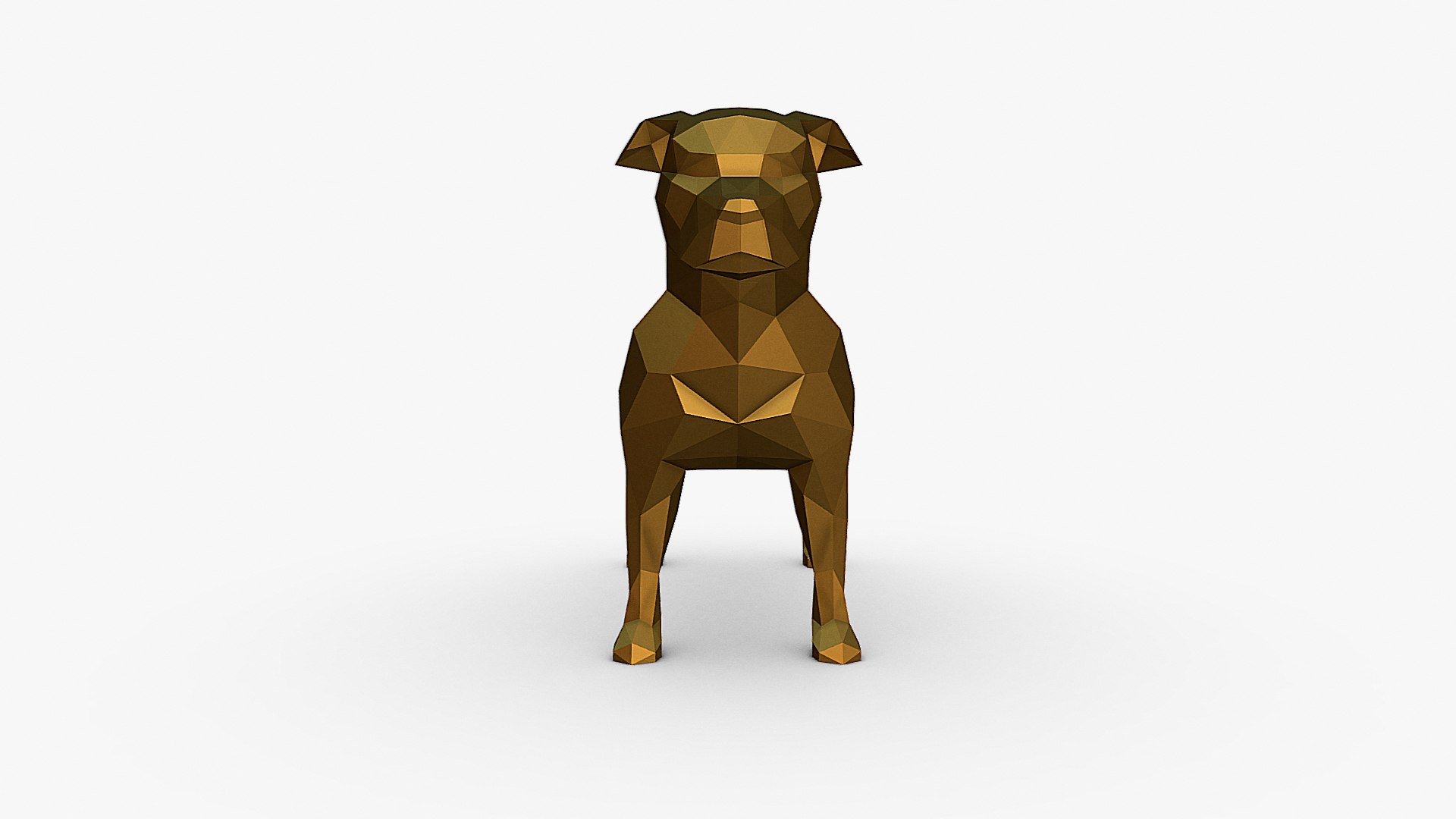 3D Staffy Staffordshire Bull Terrier Model - TurboSquid 1974217