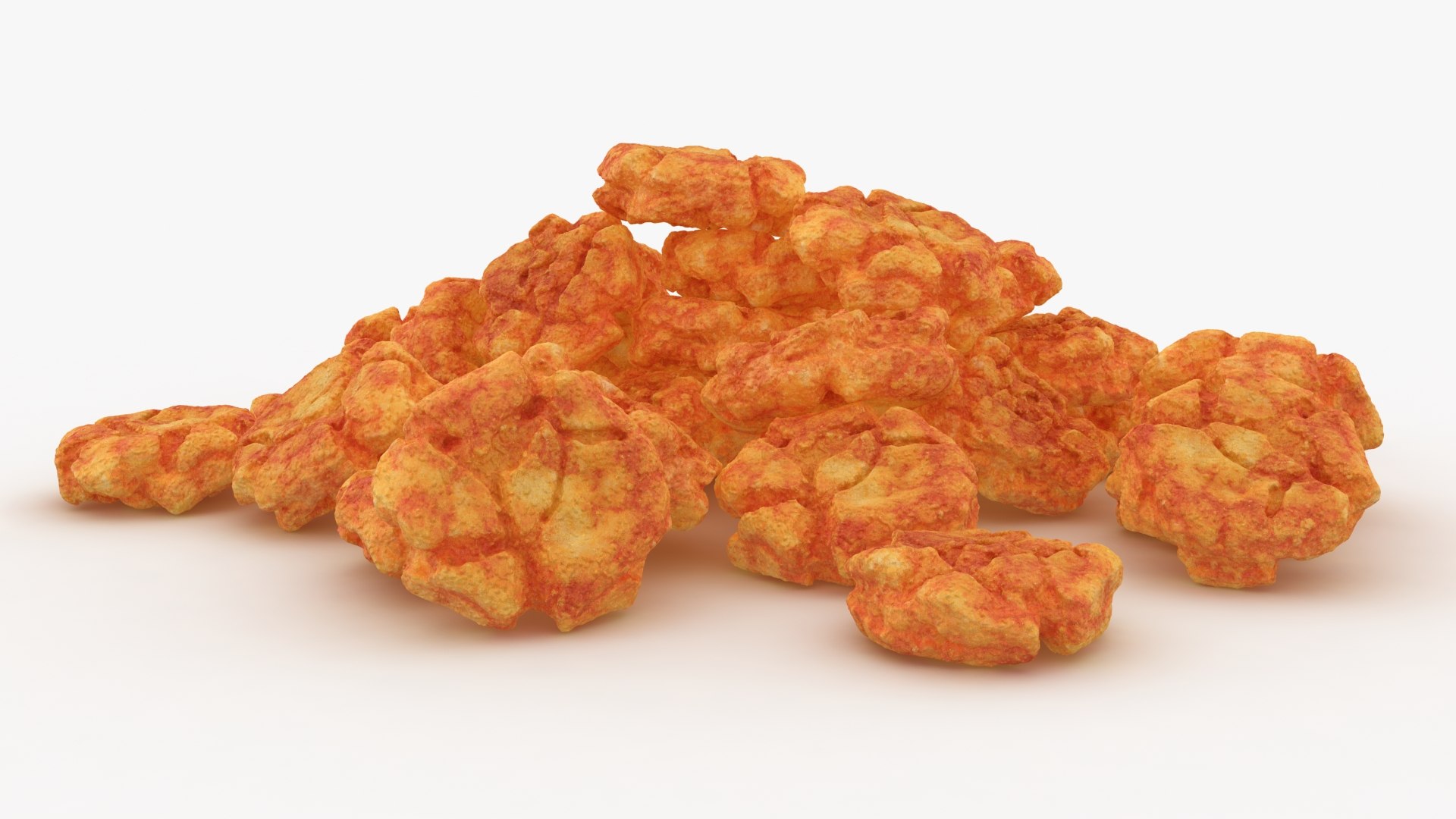 3D Spicy Chilli Rice Crackers - TurboSquid 1952955