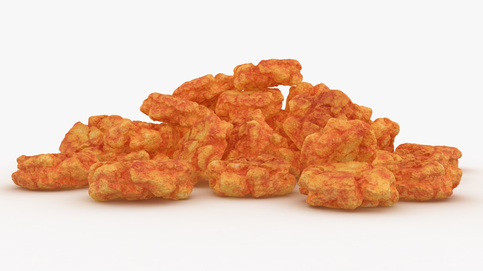 3D Spicy Chilli Rice Crackers - TurboSquid 1952955