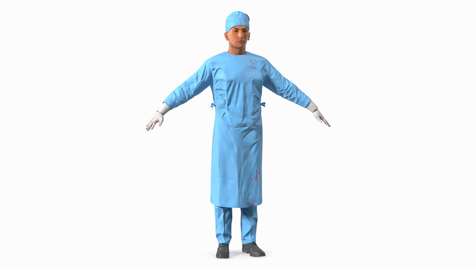 Blood Stained Surgeon Doctor 3D - TurboSquid 2147266