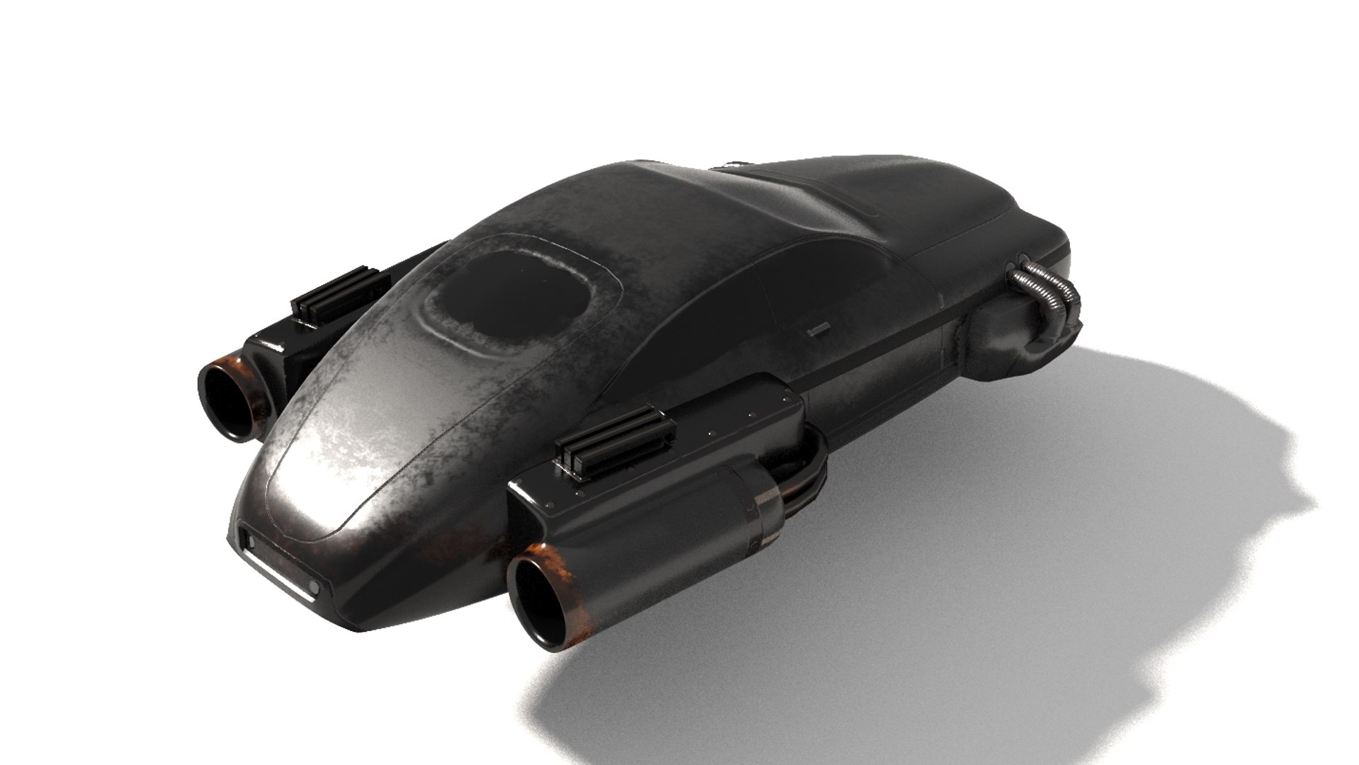 Hovercraft Hover 3d Model