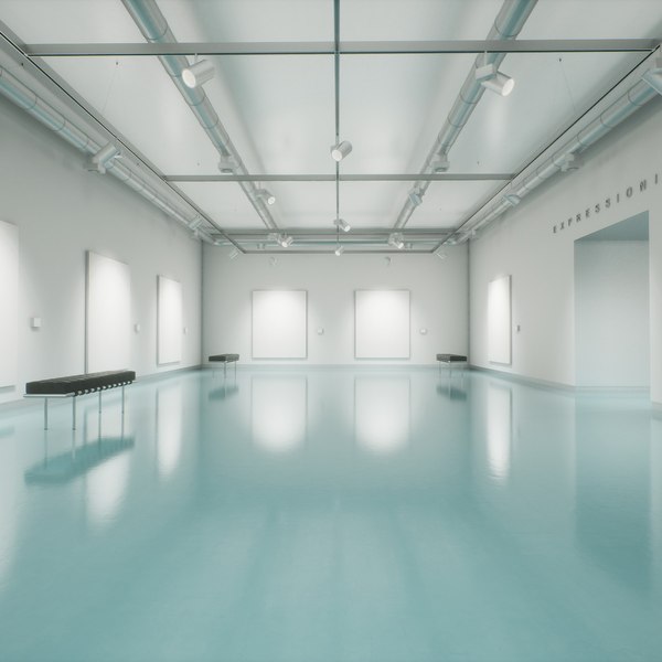 Low Poly Museum Interior 3D Models for Download | TurboSquid