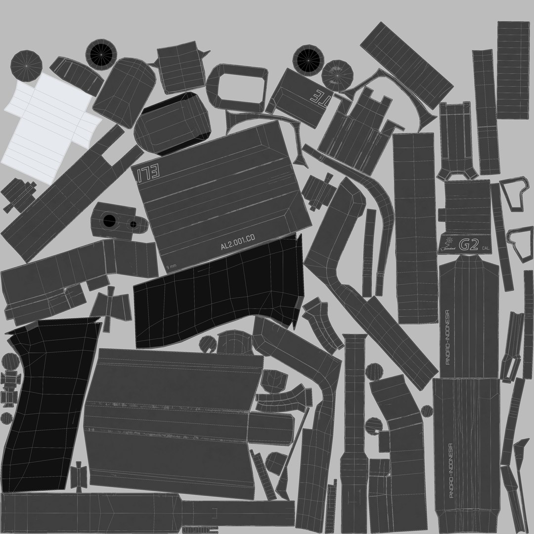 Weapon Gun Firearm 3D Model - TurboSquid 1446515