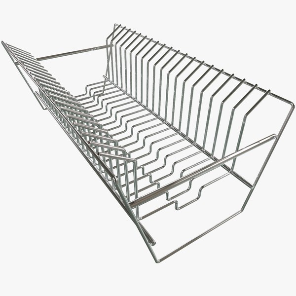 3d model of dish rack
