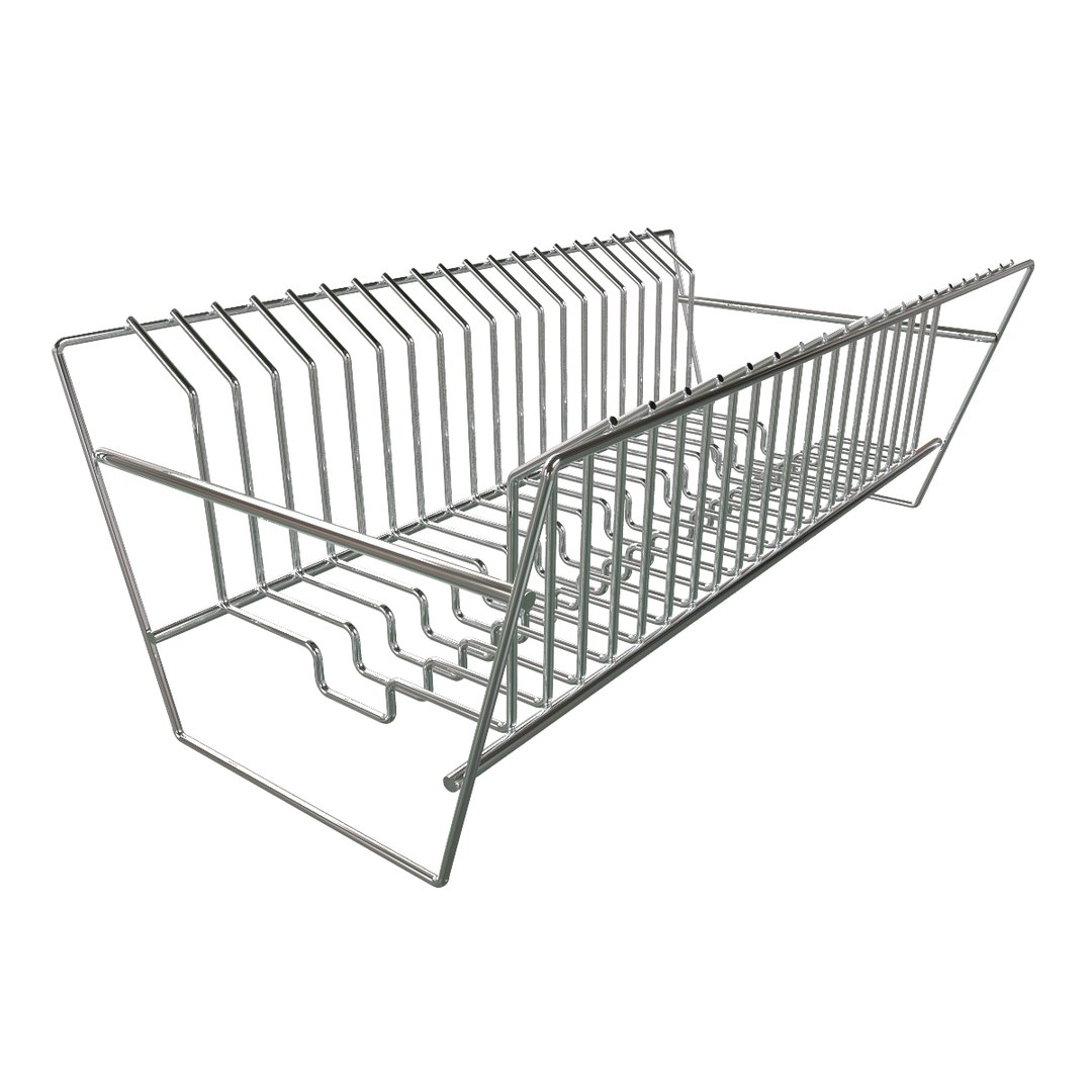 3d Model Of Dish Rack