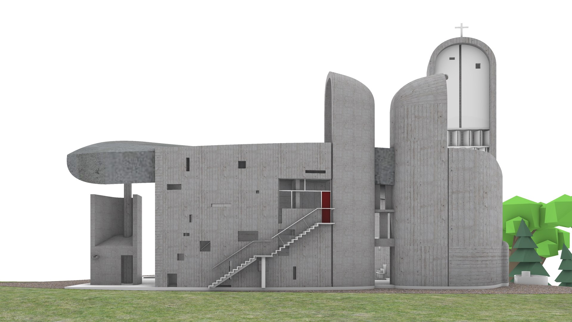 3D Model Ronchamp - TurboSquid 1880856