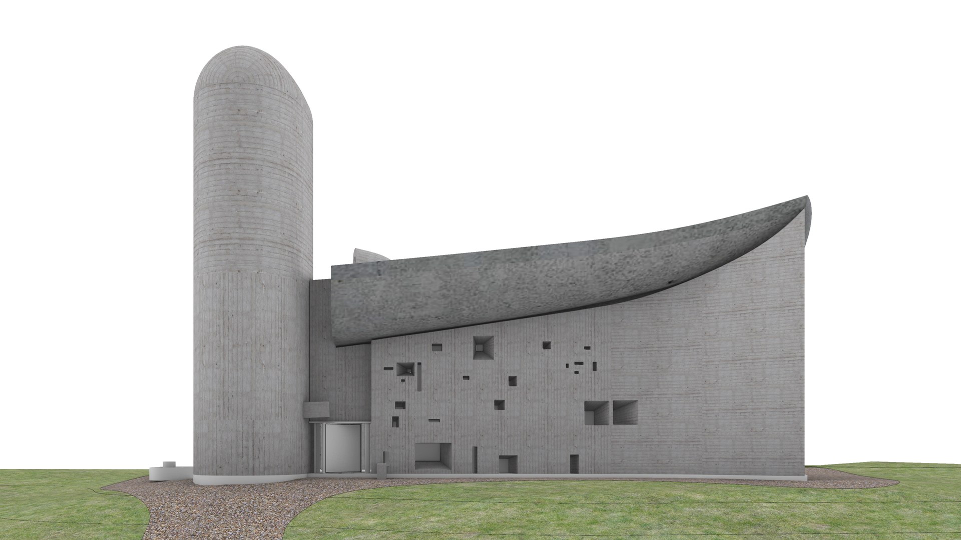 3D Model Ronchamp - TurboSquid 1880856