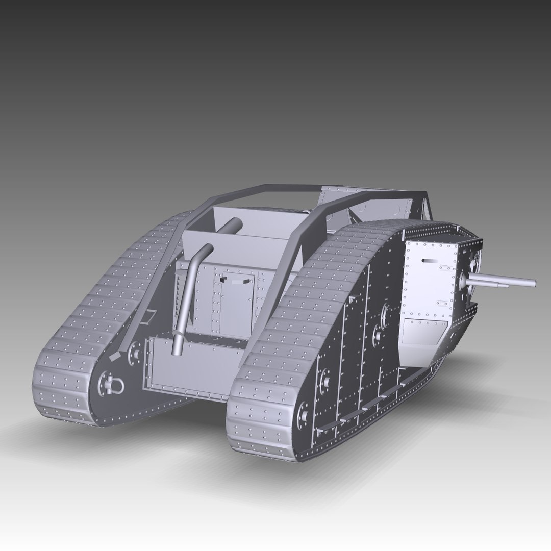 Mark Iv British Tank Fbx