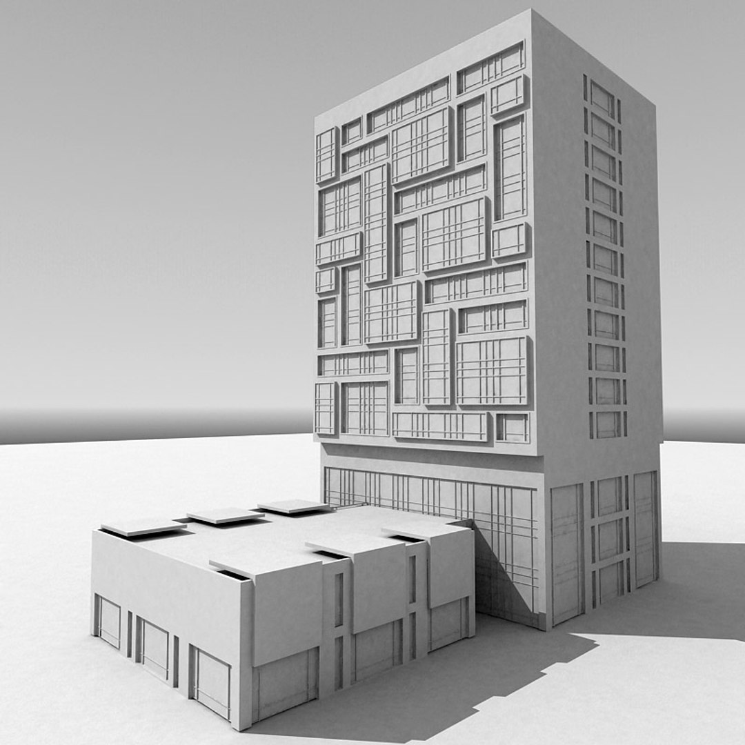Modern Building 3d Max