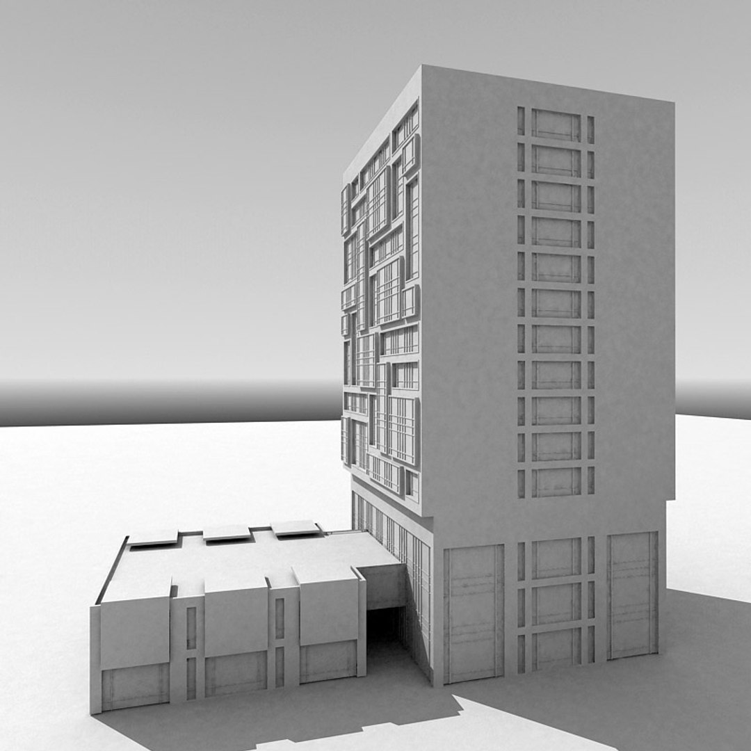 Modern Building 3d Max