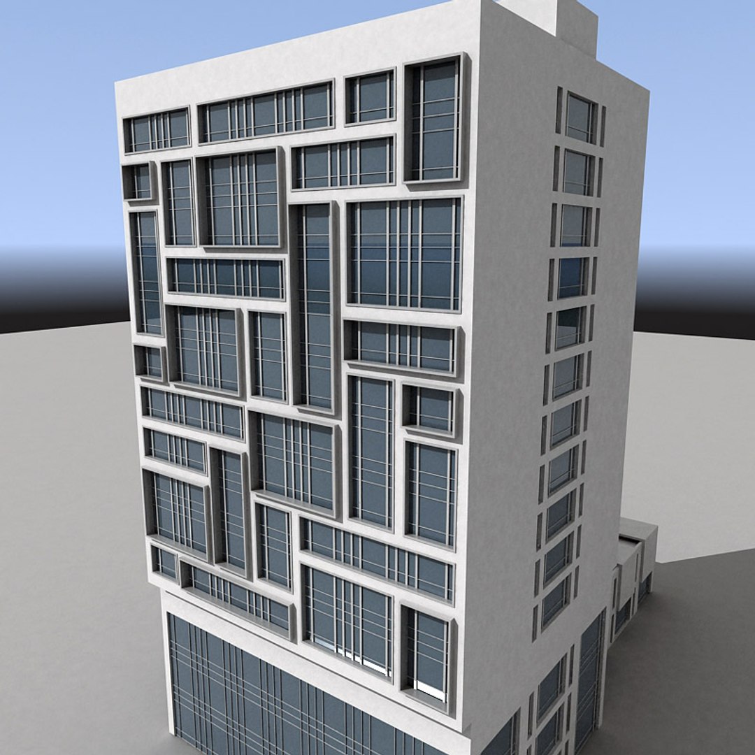 Modern Building 3d Max