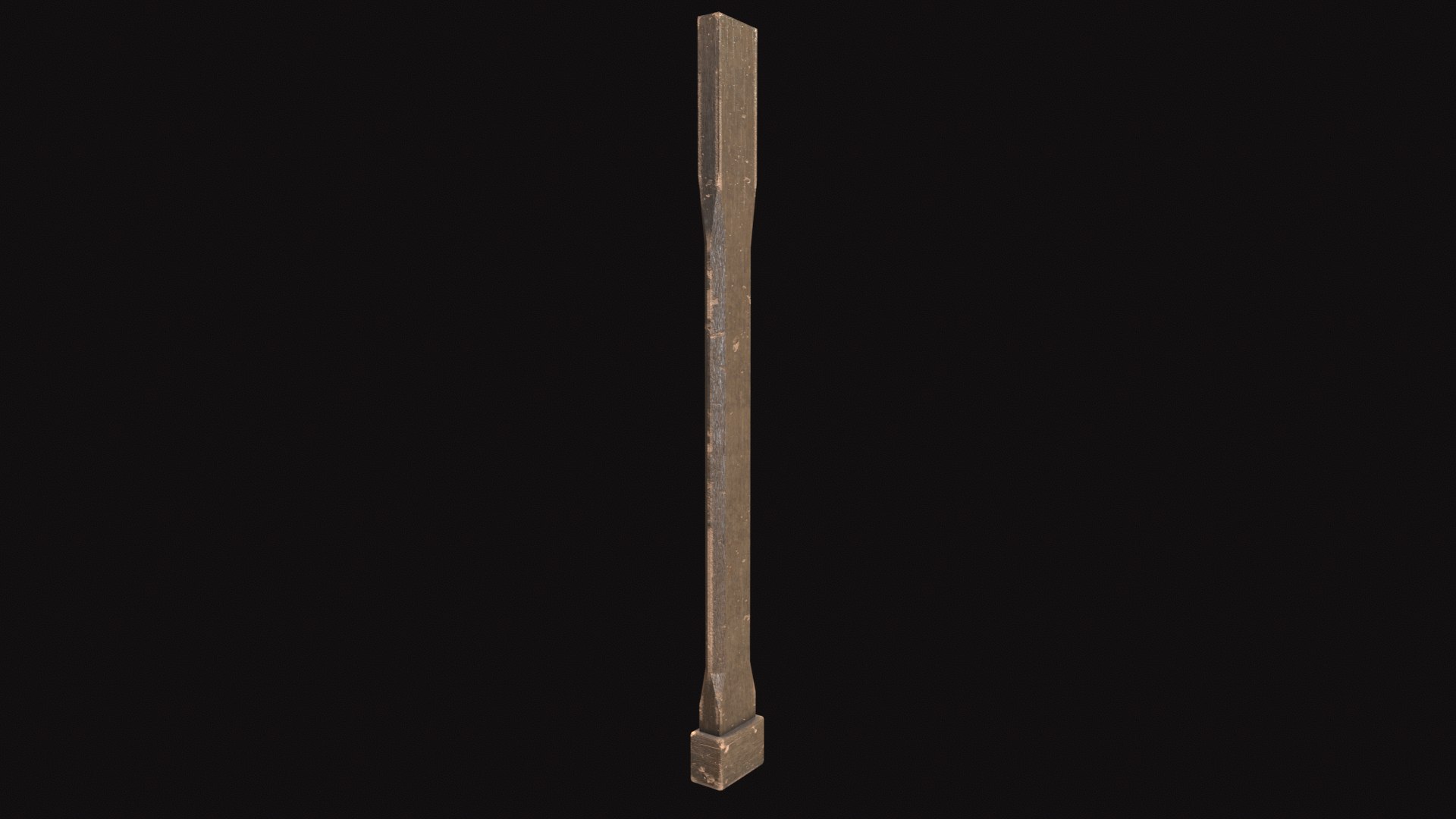 3D Medieval Wood Pillar 03 - TurboSquid 2319305