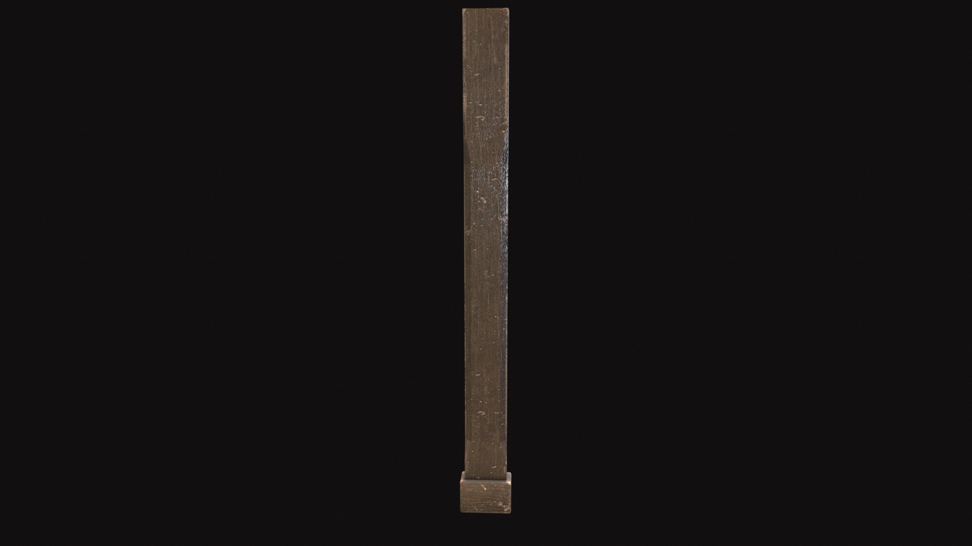 3D Medieval Wood Pillar 03 - TurboSquid 2319305