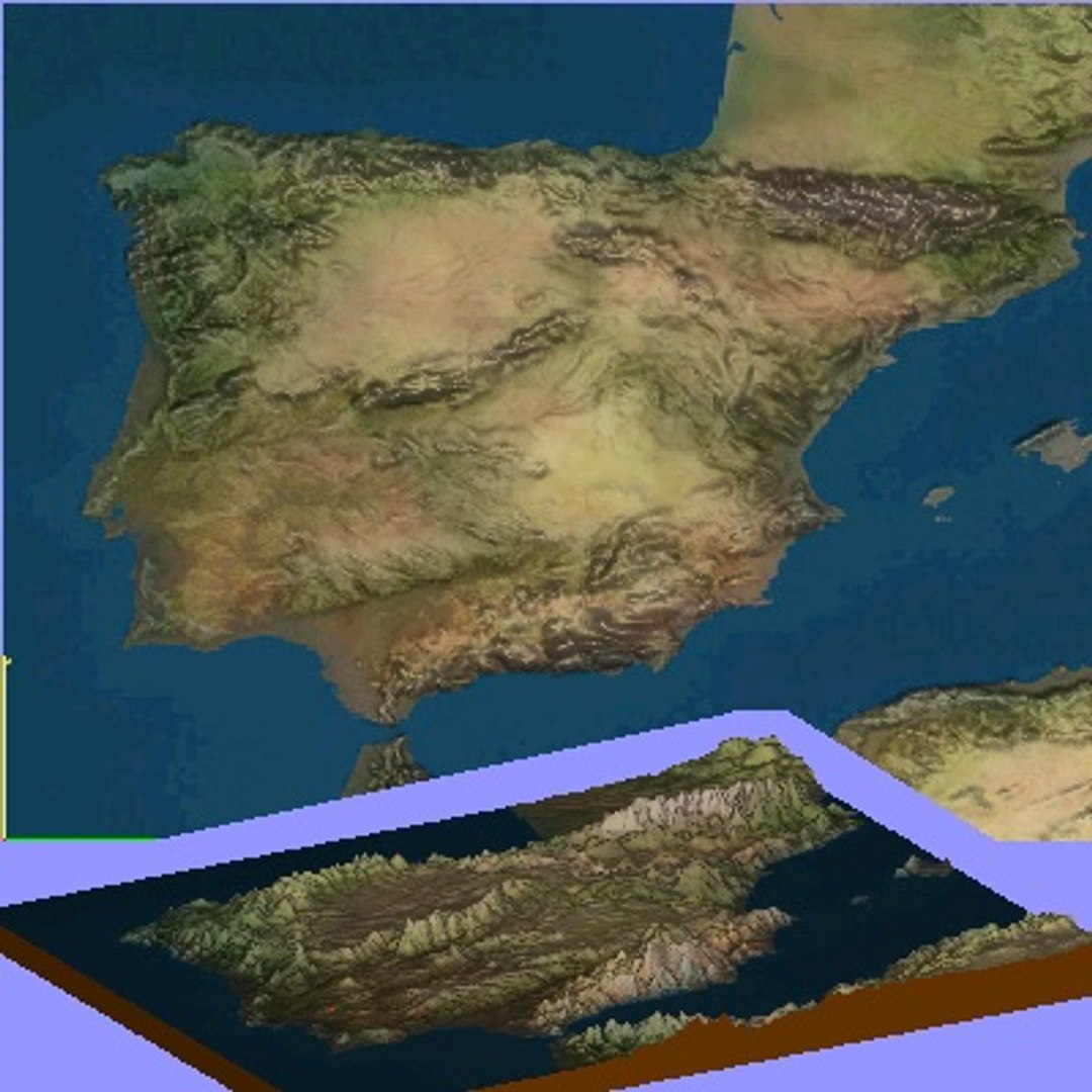 3ds Max Spain Maps