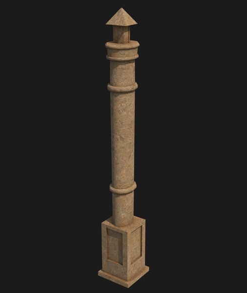Free 3D Low Poly war Fantasy Column model - TurboSquid 1882494