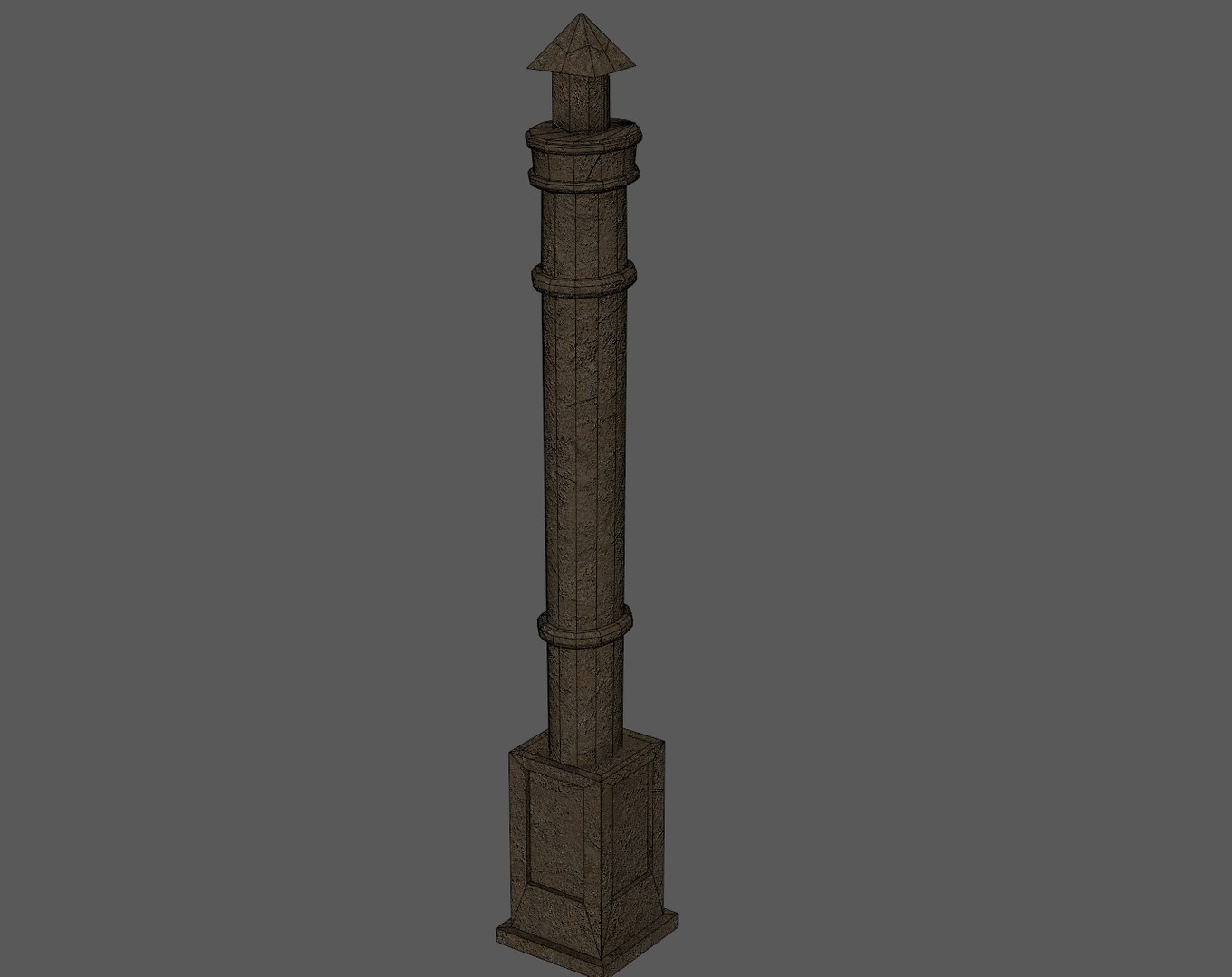 Free 3D Low Poly War Fantasy Column Model - TurboSquid 1882494