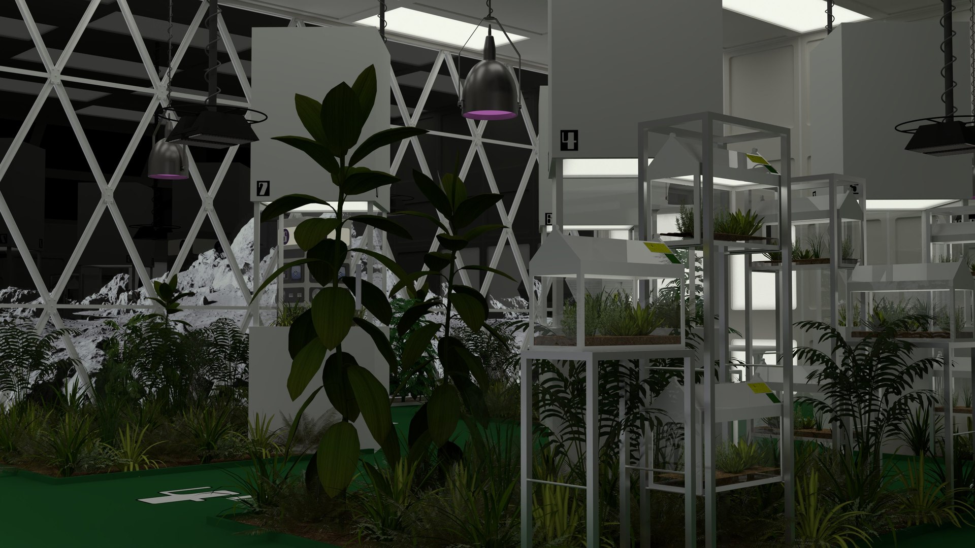 3D Hydroponic Section 2 - TurboSquid 2170060