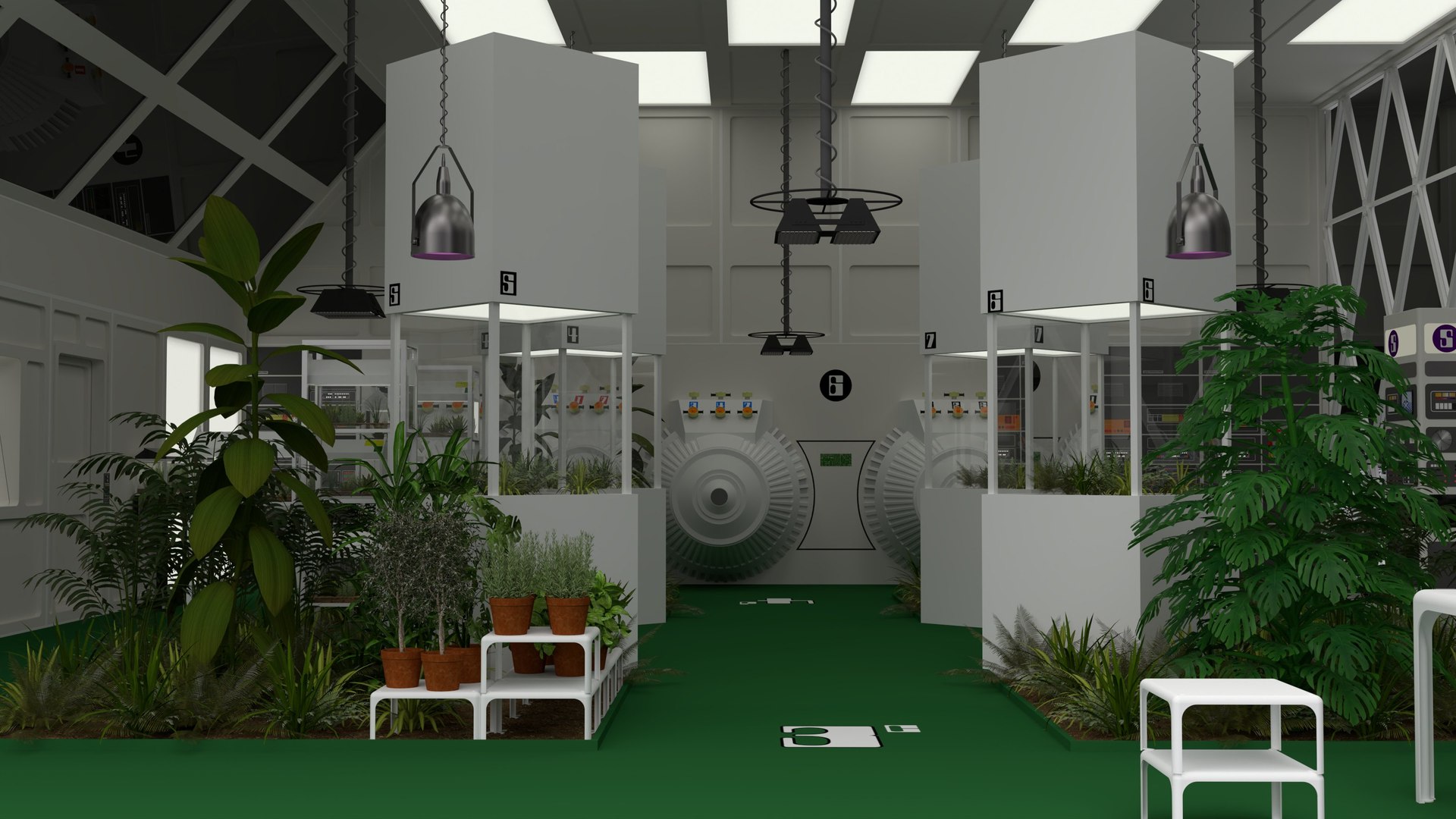 3D Hydroponic Section 2 - TurboSquid 2170060