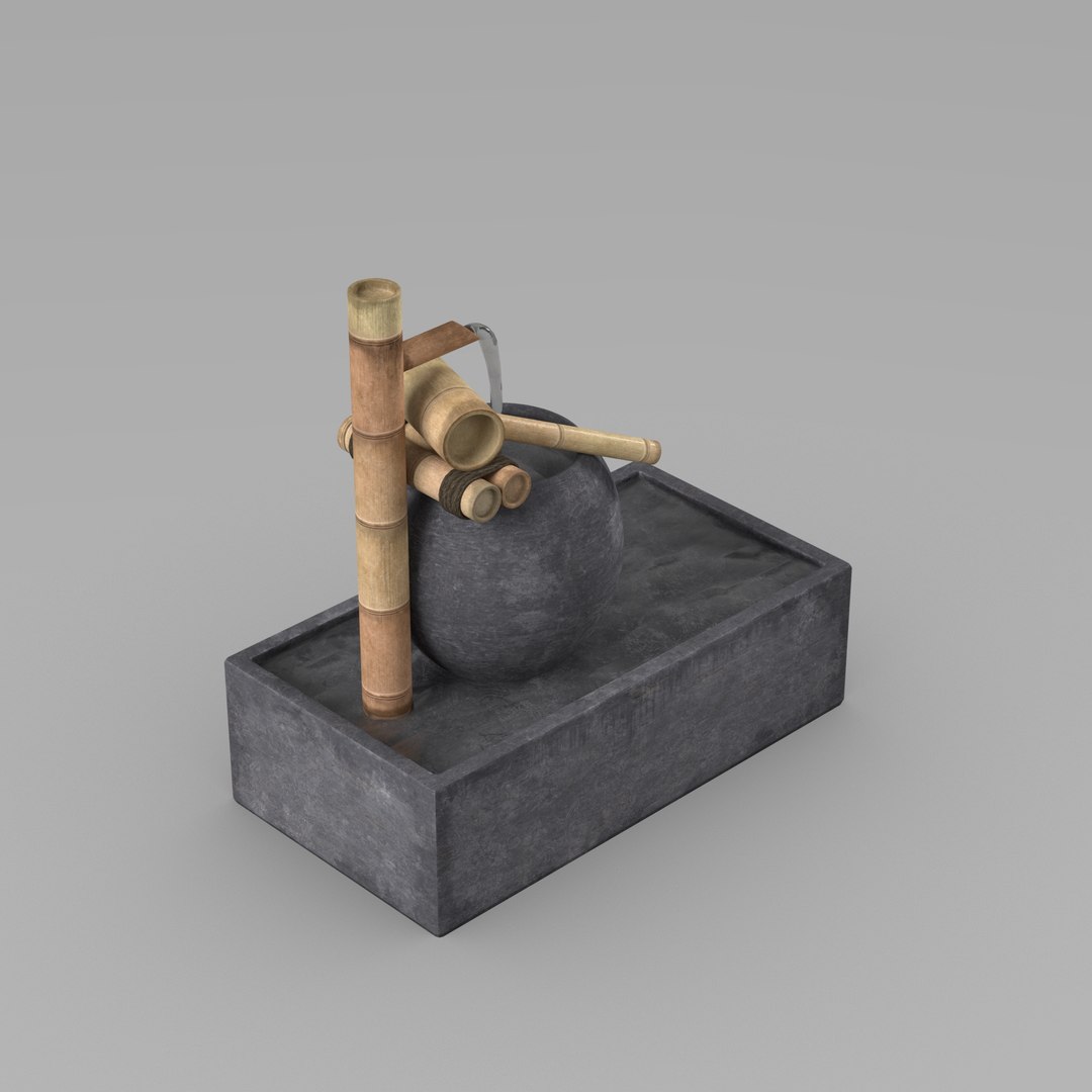 Balinese Water Fountain Gentong Style 3D Model - TurboSquid 2419888