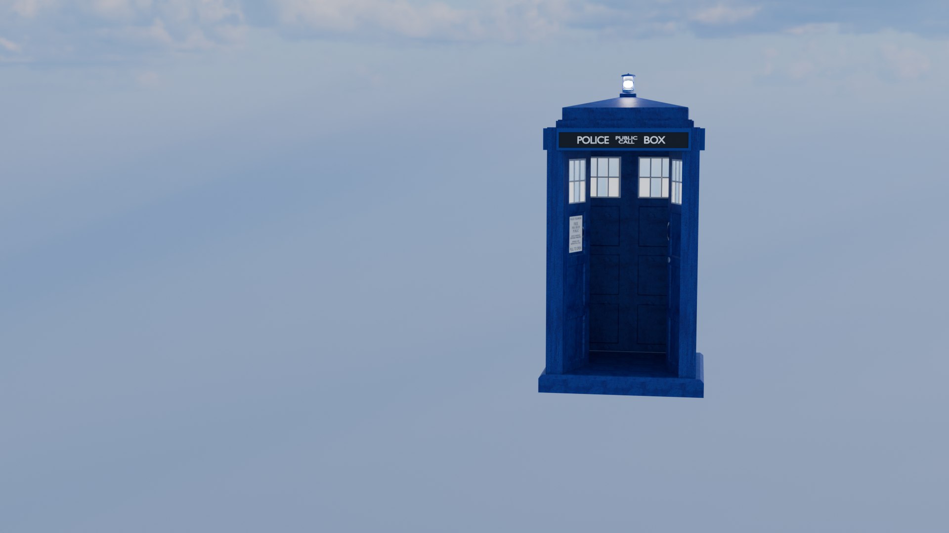 3D 11th Doctors TARDIS Exterior - TurboSquid 2289178