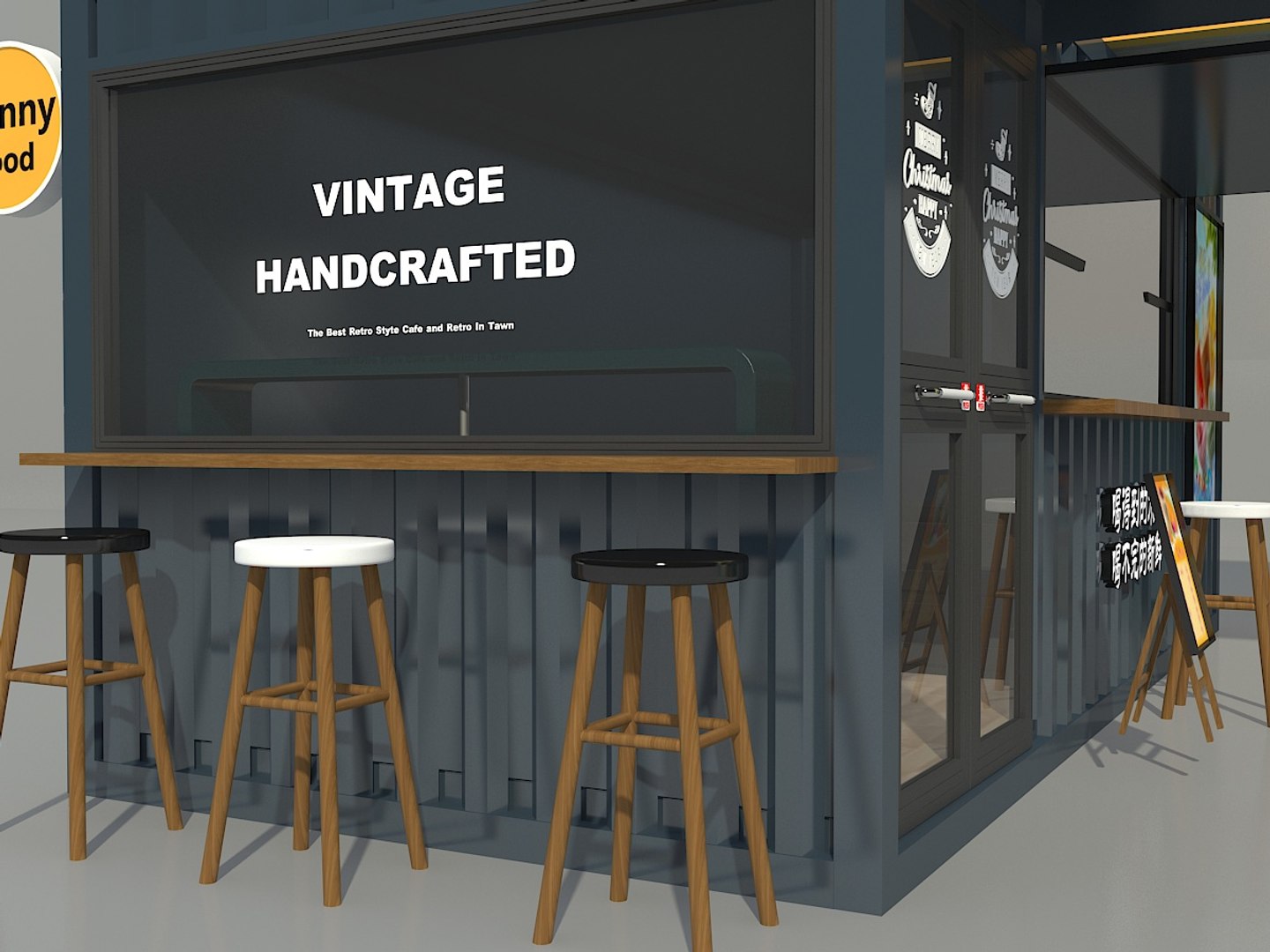 Container Food Store 3D Model - TurboSquid 2113458