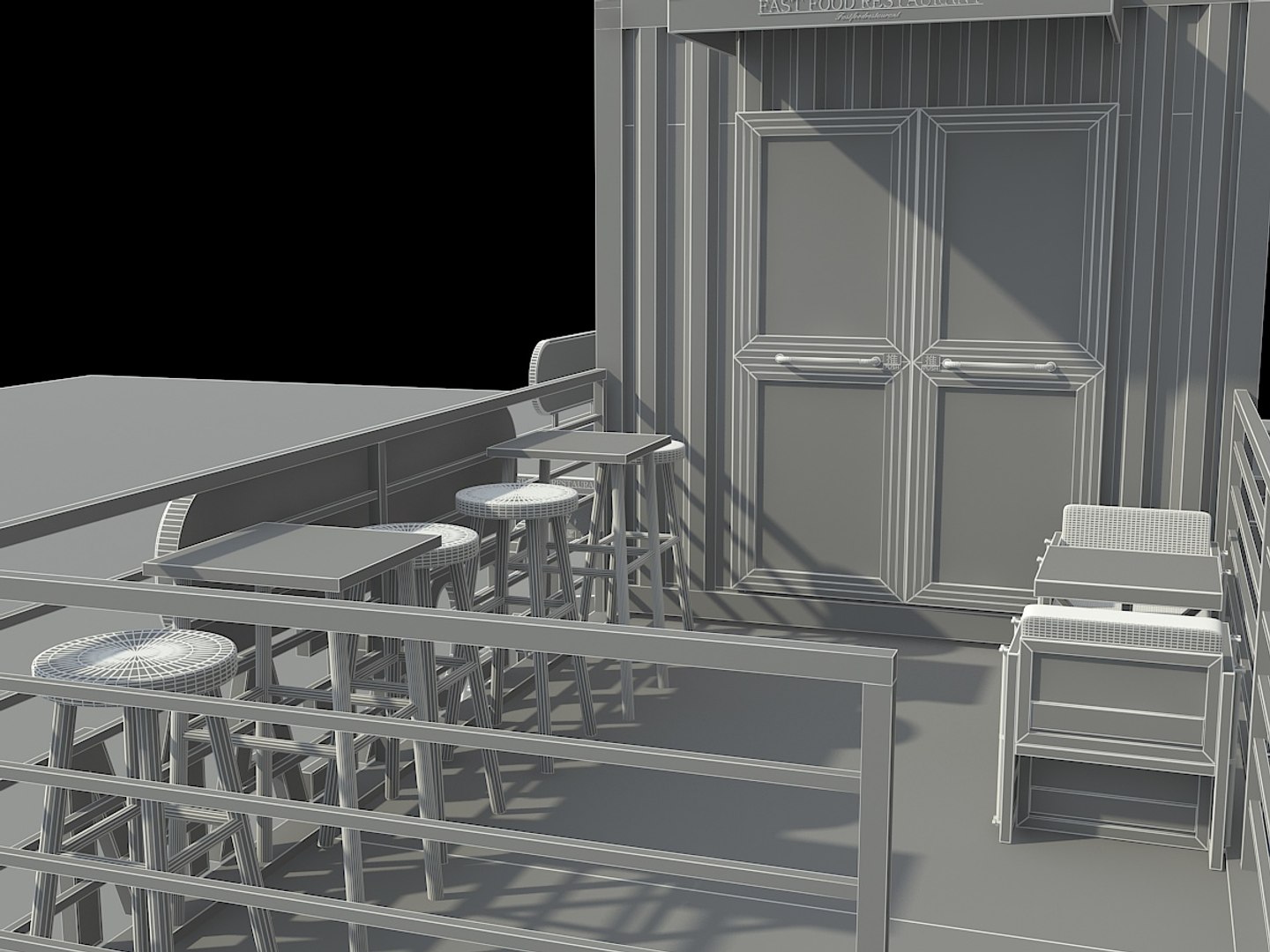 Container Food Store 3D Model - TurboSquid 2113458