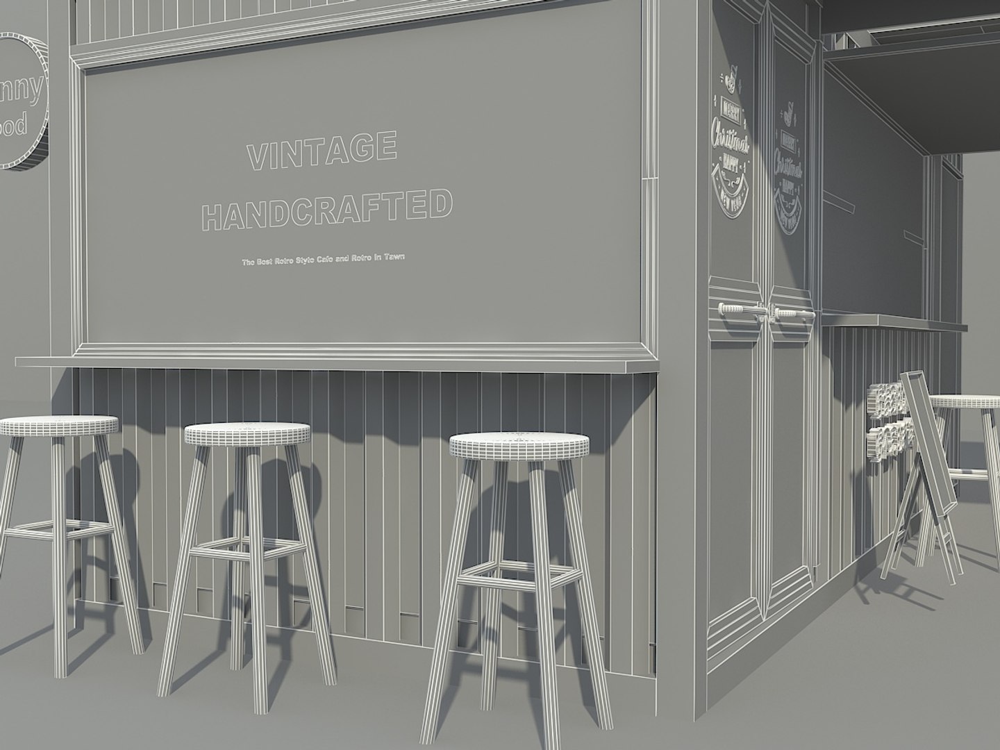Container Food Store 3D Model - TurboSquid 2113458