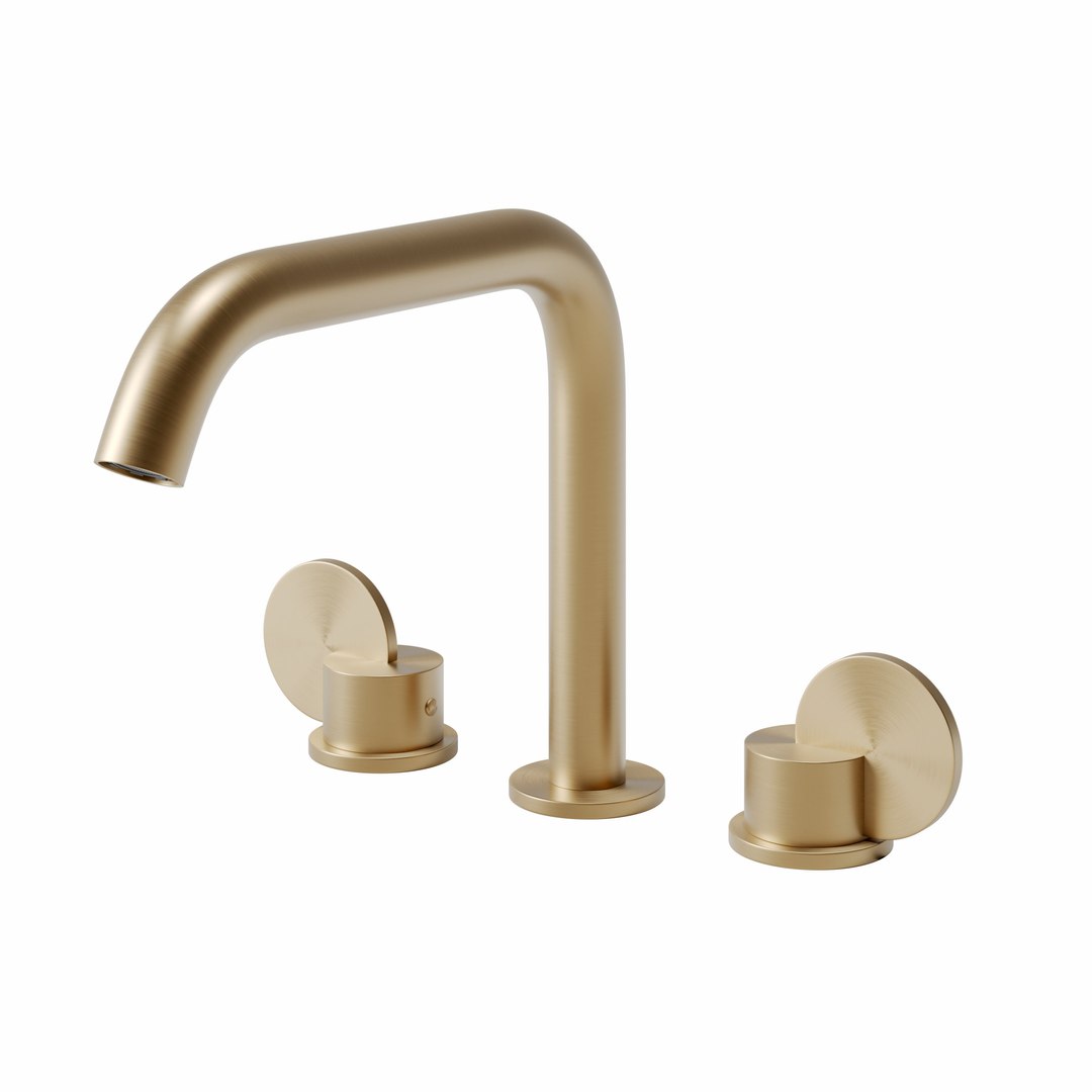 Limon Three Hole Washbasin Tap Set By AGAPE DESIGNDESCRIPTION 3D Model ...