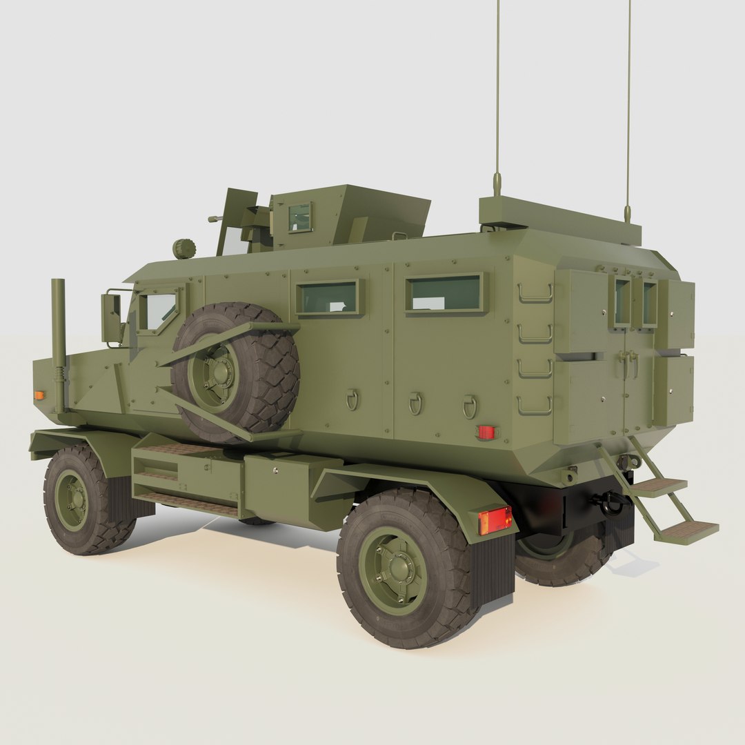 3D Mrap Armored Vehicle Interior - TurboSquid 1600499