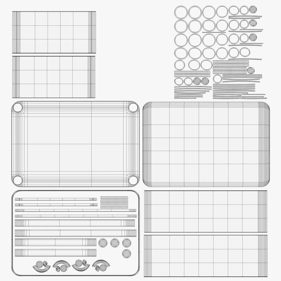 Rectangular Junction Box 2 3D Model - TurboSquid 1863413