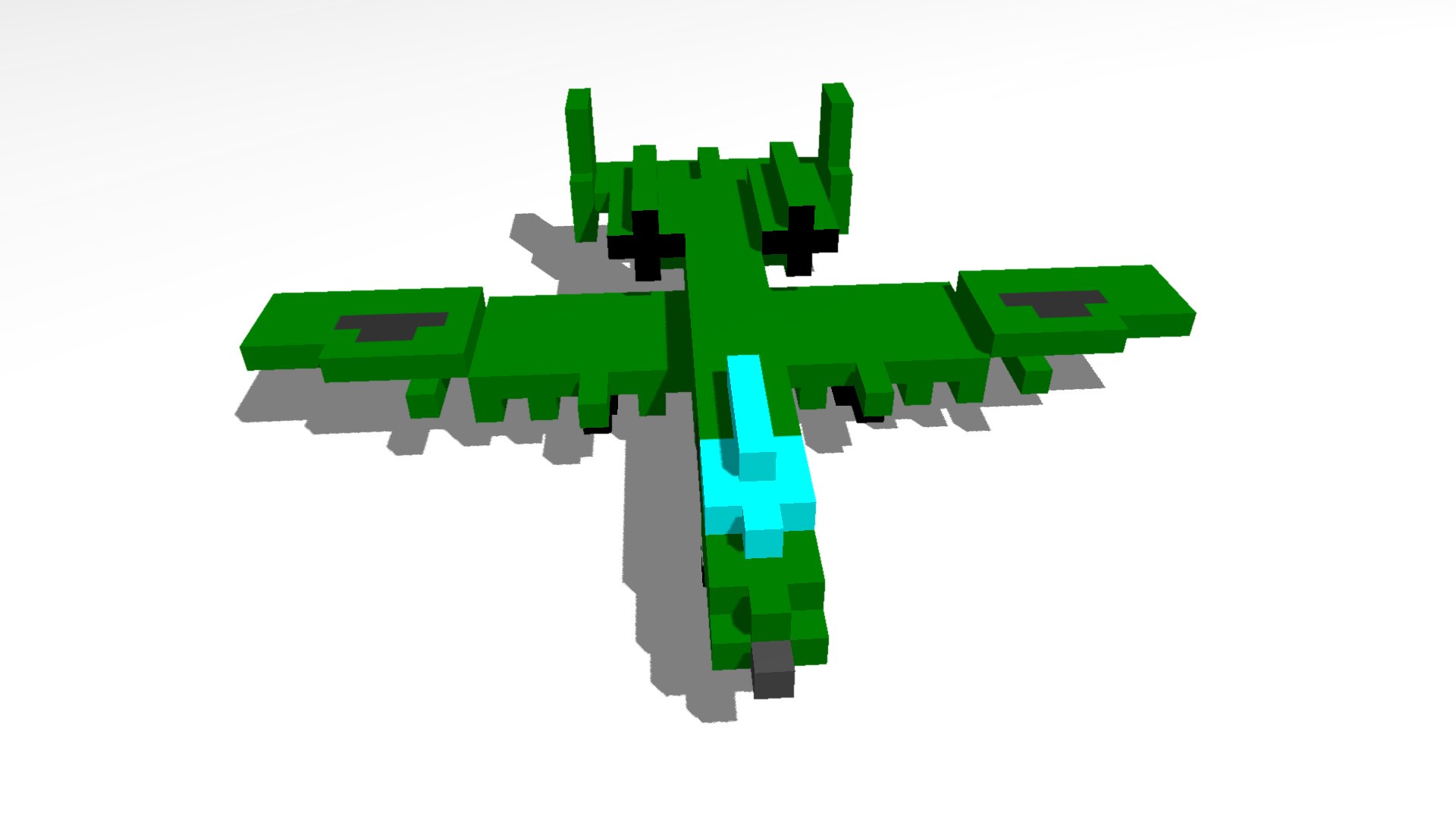 A10 Thunderbolt 2 - Pixelated 3D Model - TurboSquid 1892033