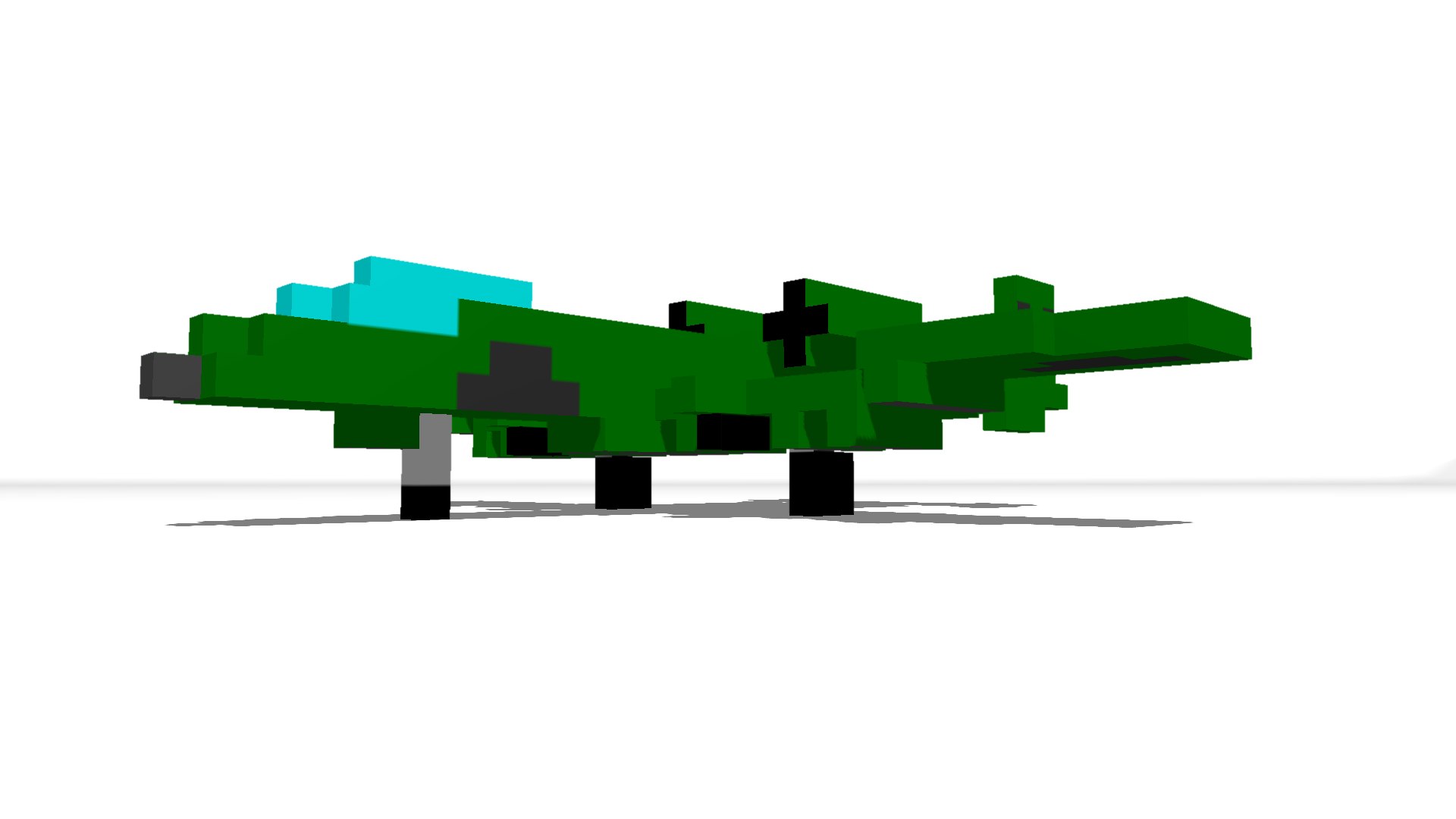 A10 Thunderbolt 2 - Pixelated 3D Model - TurboSquid 1892033