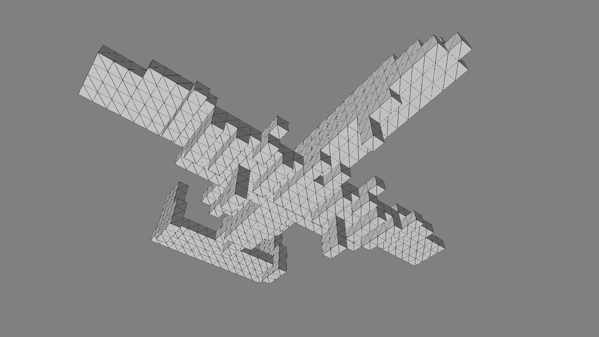 A10 Thunderbolt 2 - Pixelated 3D Model - TurboSquid 1892033