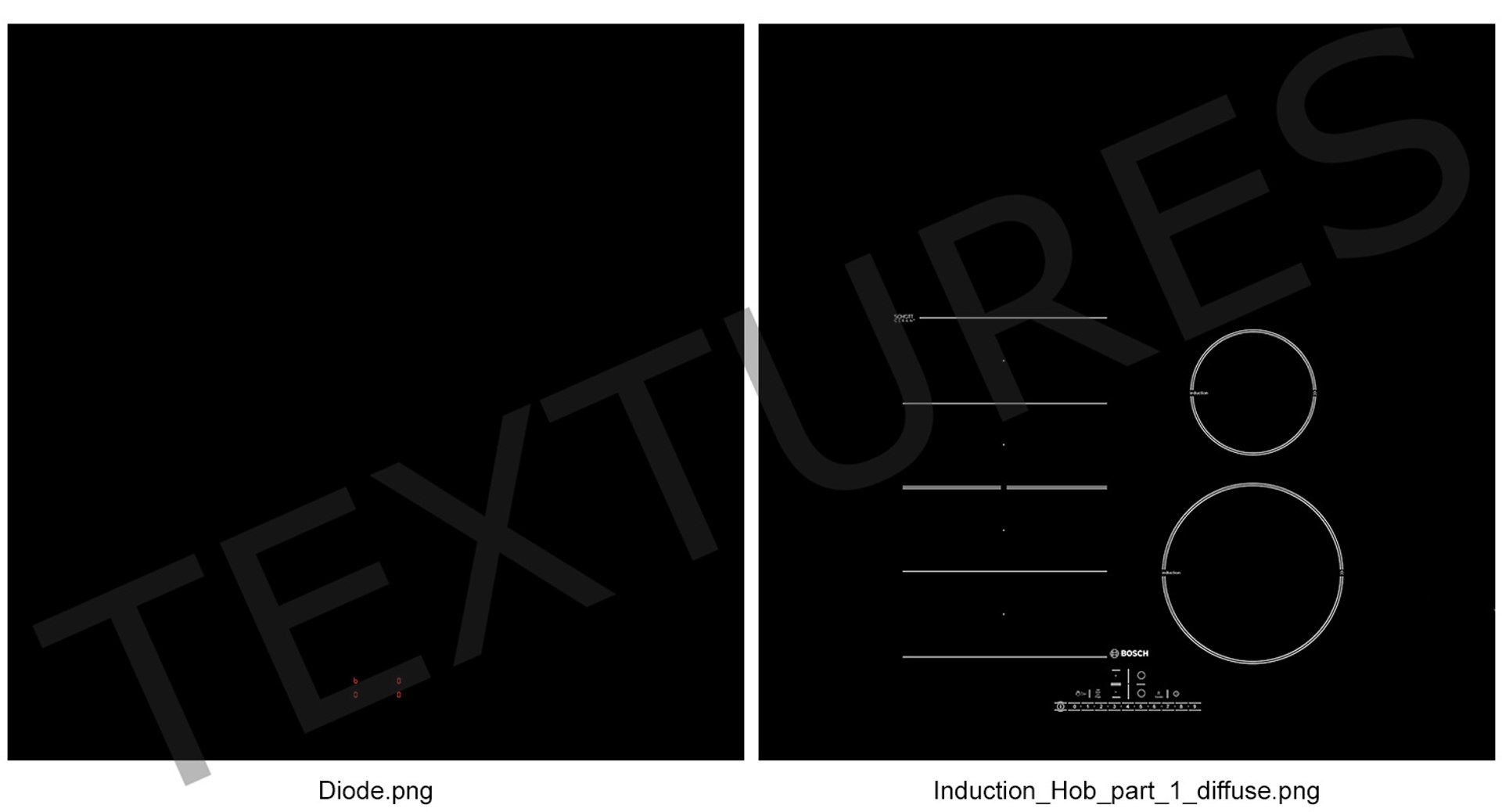 3D Bosch Induction Hob - TurboSquid 1307577