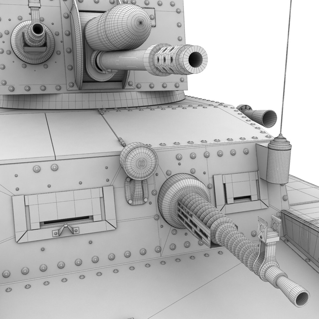 Lt Light Tank 3d Max