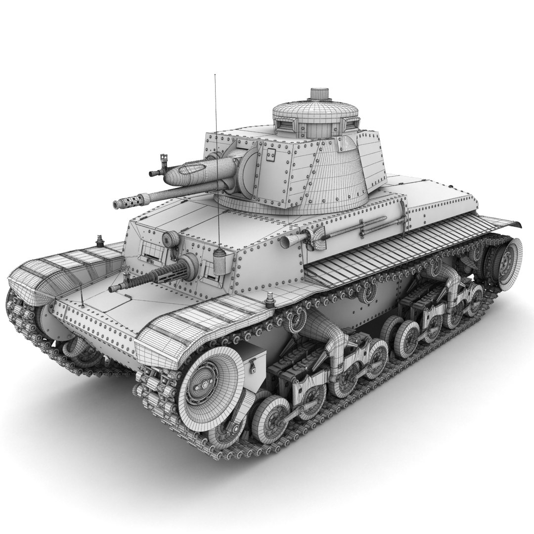 Lt Light Tank 3d Max