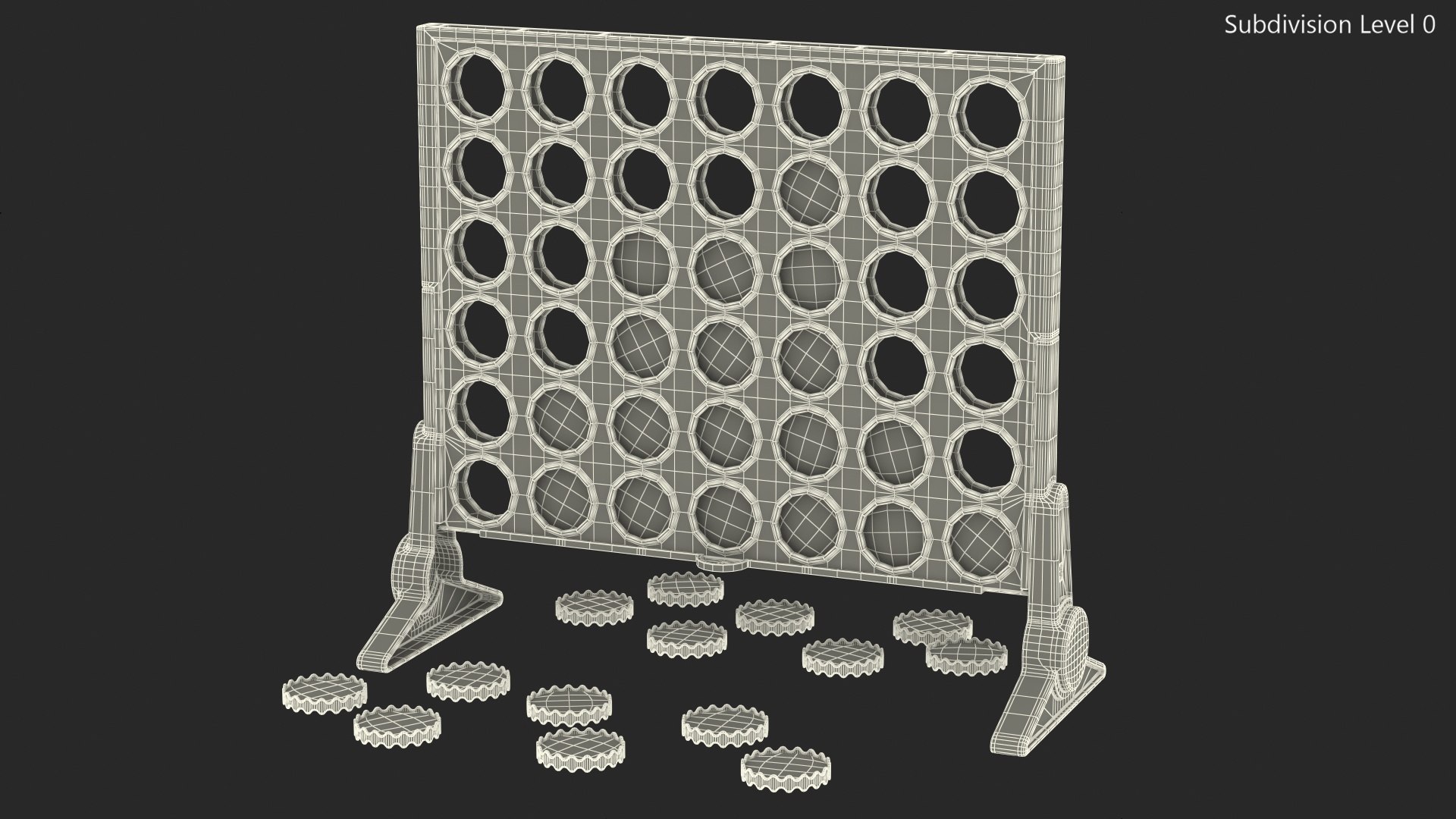 3D Puissance 4 Board Game model - TurboSquid 1971780