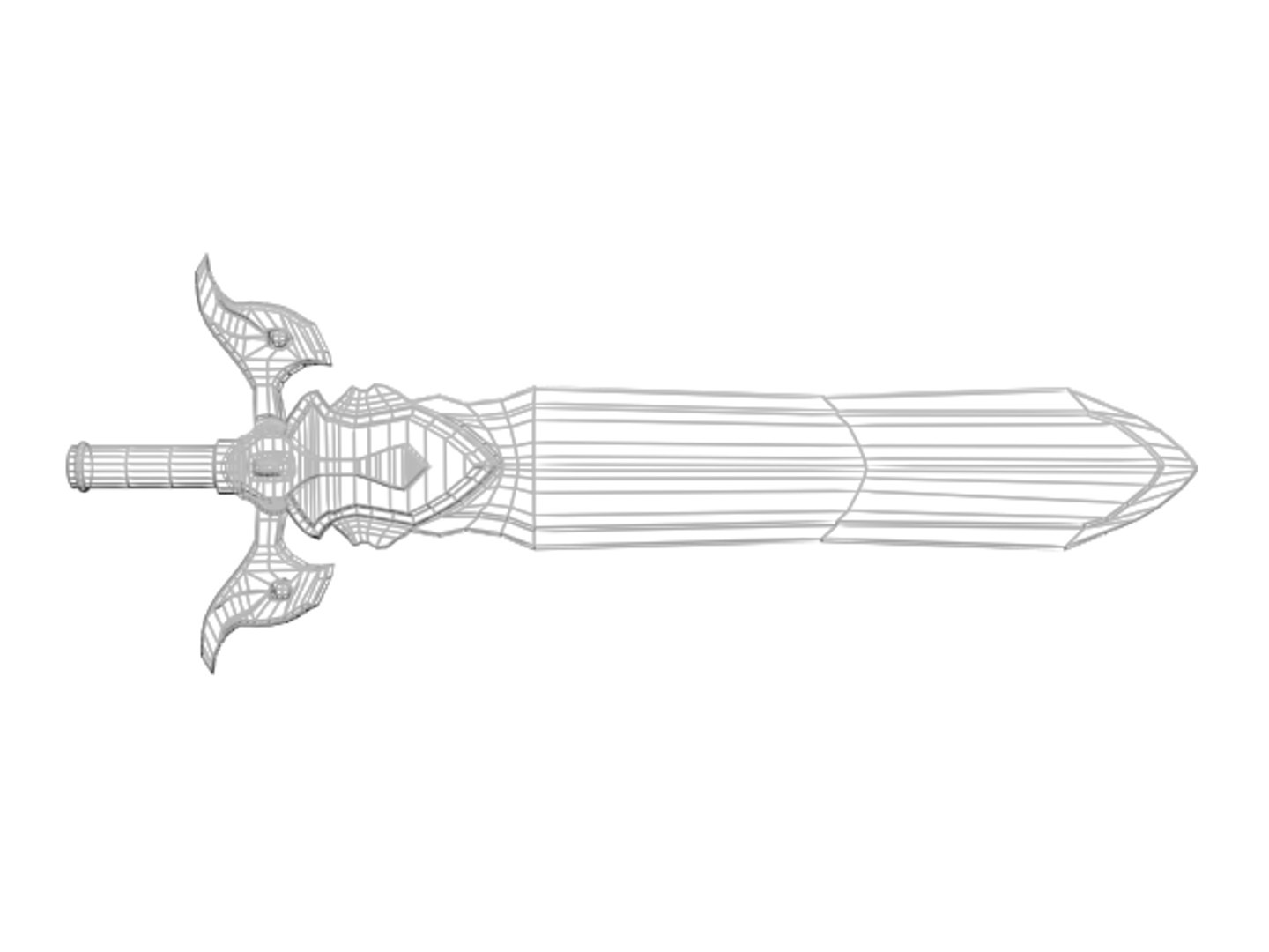 Sword Big 3D Model - TurboSquid 1297277