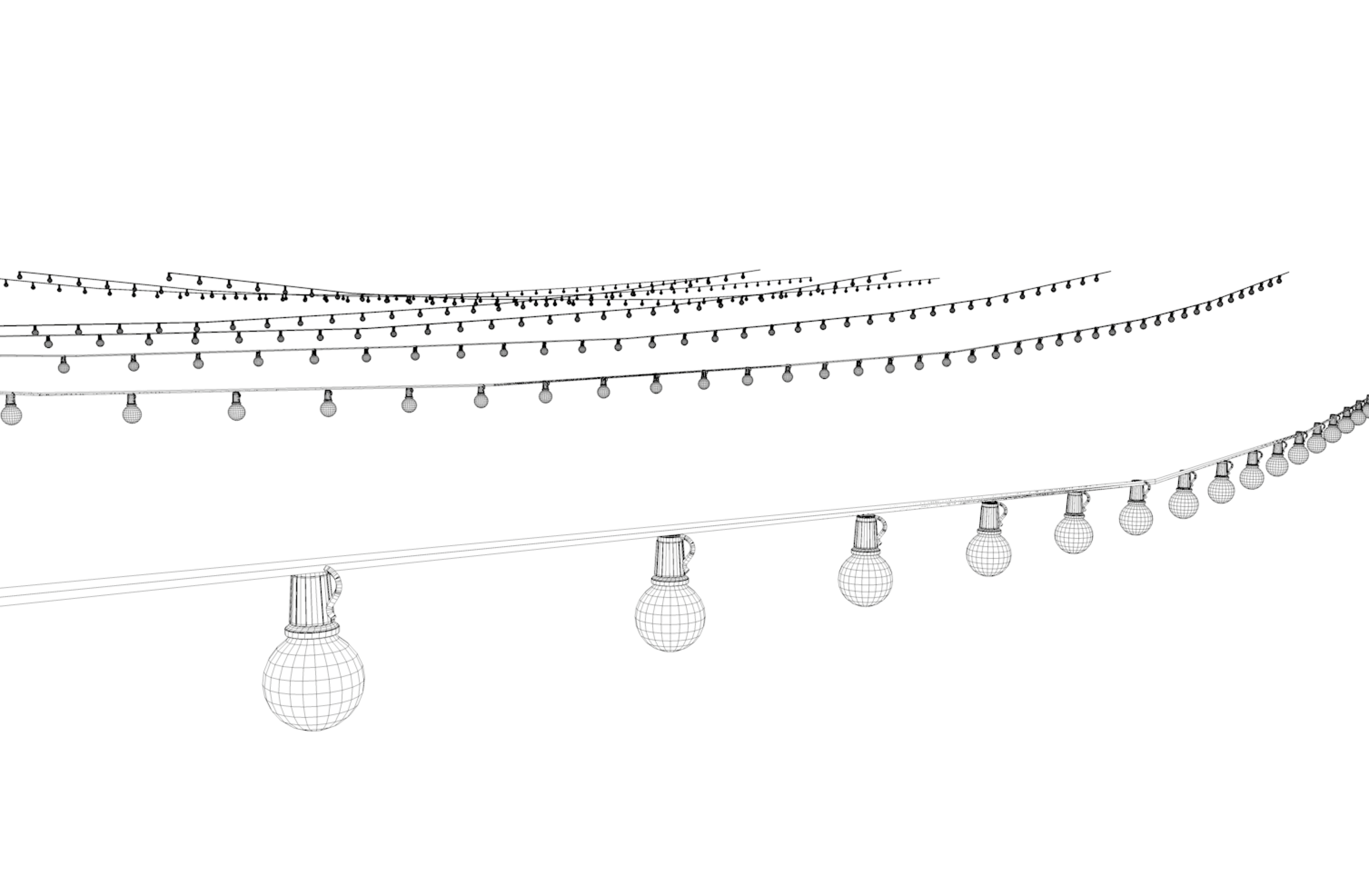 String lights 3D model - TurboSquid 1398936