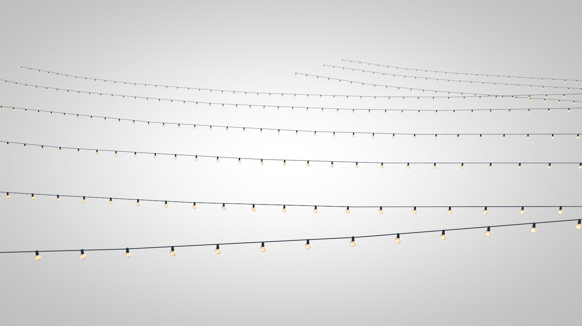 String Lights 3D Model - TurboSquid 1398936