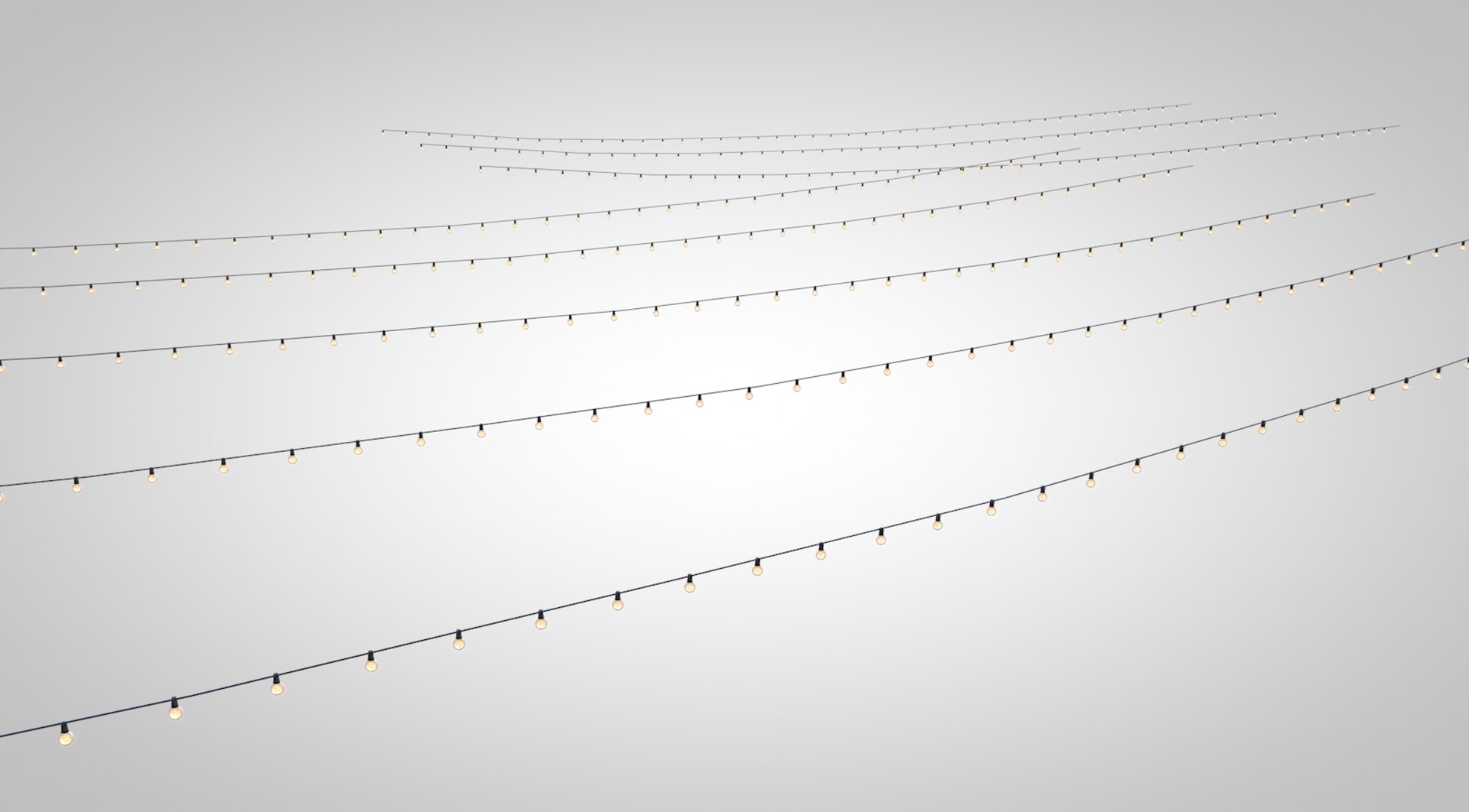String Lights 3D Model - TurboSquid 1398936