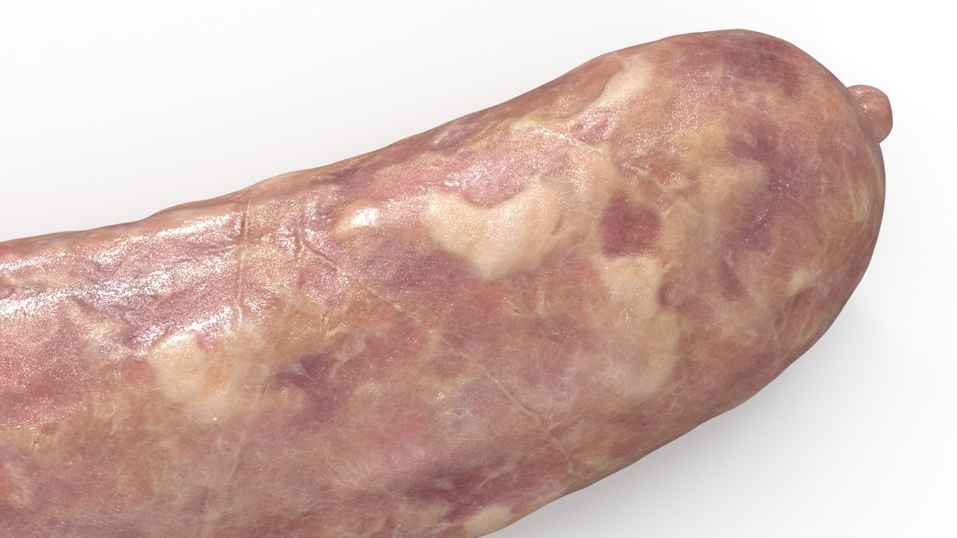 3D Model Natural Casing Meat Sausage Raw - TurboSquid 2467594